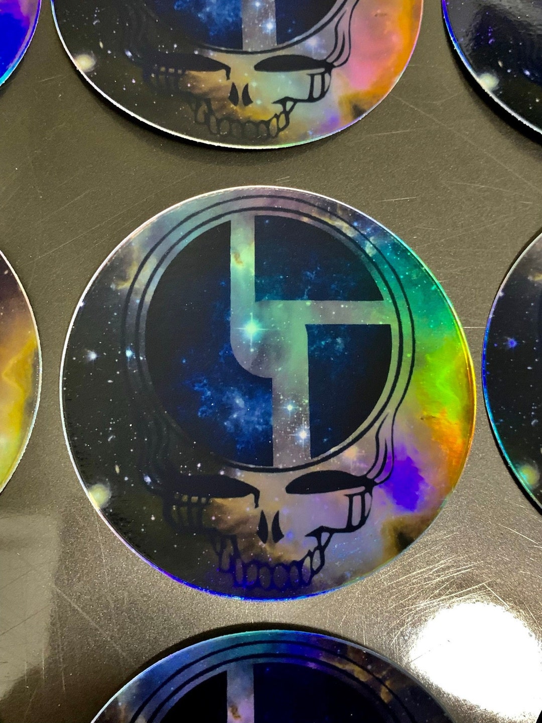 Disco Biscuits - Bisco Logo Holographic 3" Sticker - Vinyl, Uv/water ...