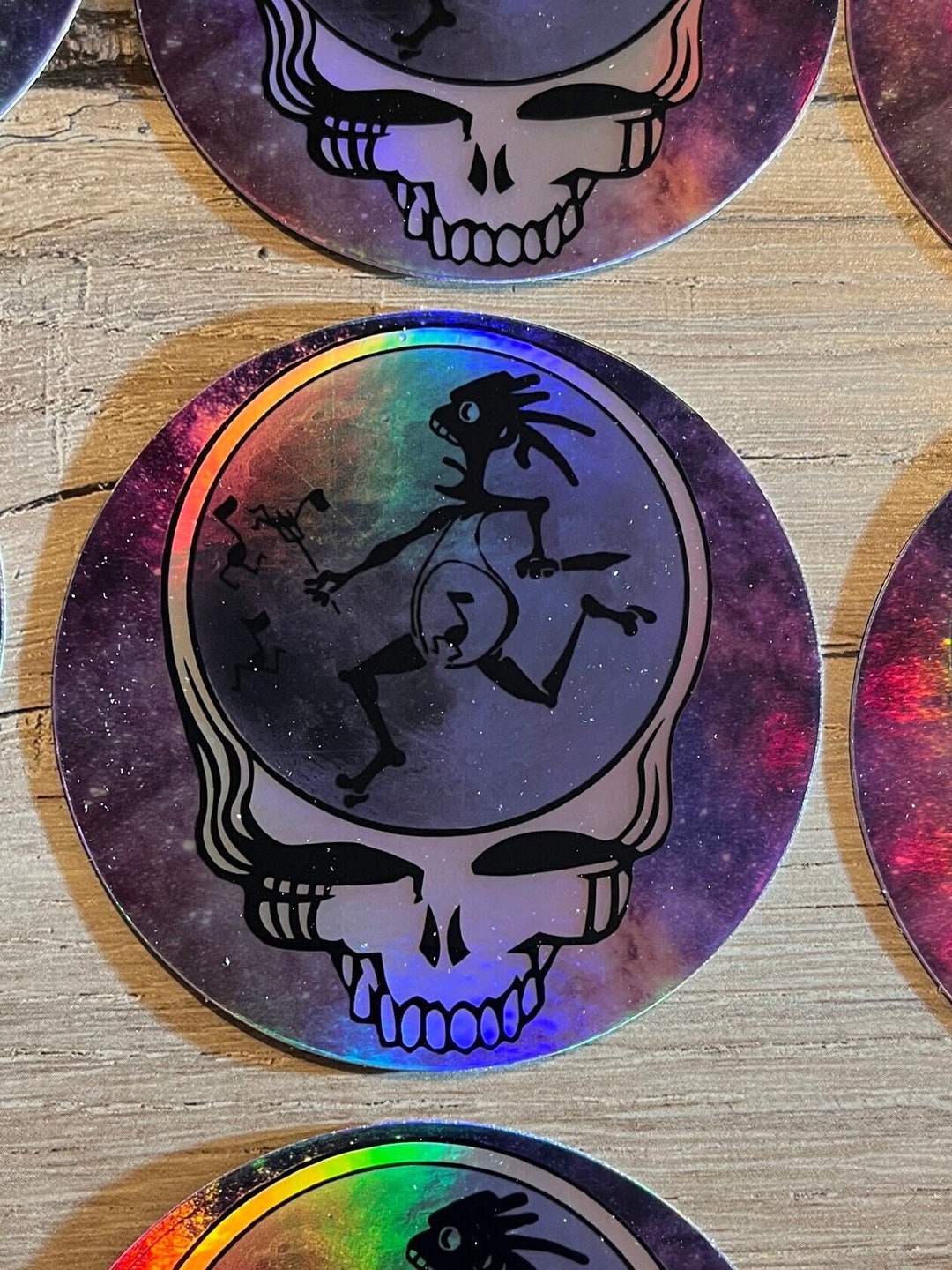 Widespread Panic - Note Eater 3" Sticker Holographic - Vinyl/uv/water ...