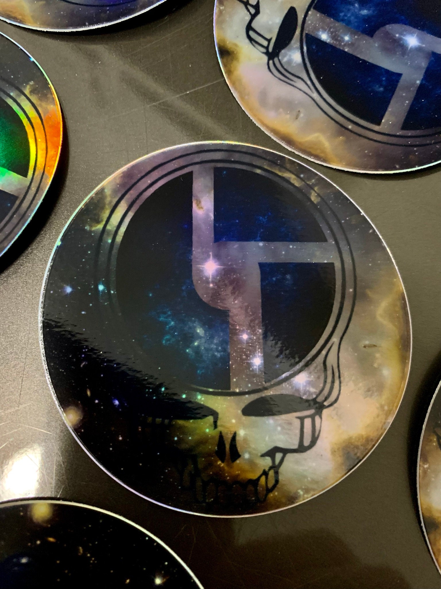 Disco Biscuits - Bisco Logo Holographic 3" Sticker - Vinyl, Uv/water ...