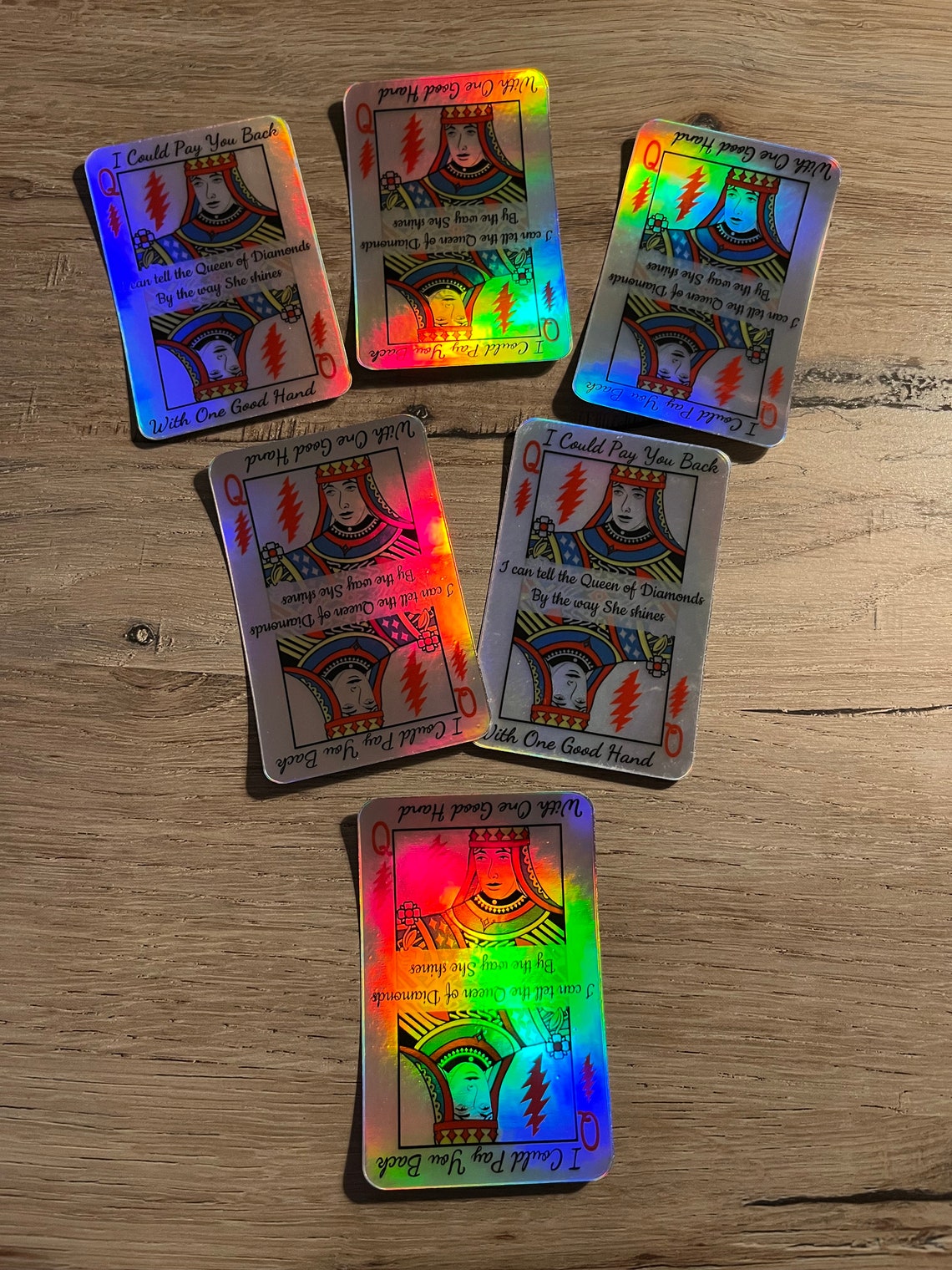 Loser Card Sticker Holographic 3" Vinyl/uv/water Resistant - Etsy