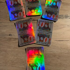 Loser Card Sticker Holographic 3" Vinyl/uv/water Resistant - Etsy