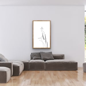 Arabic Urdu Letter & Flowers Art Downloadable Digital Floral Minimalist ...