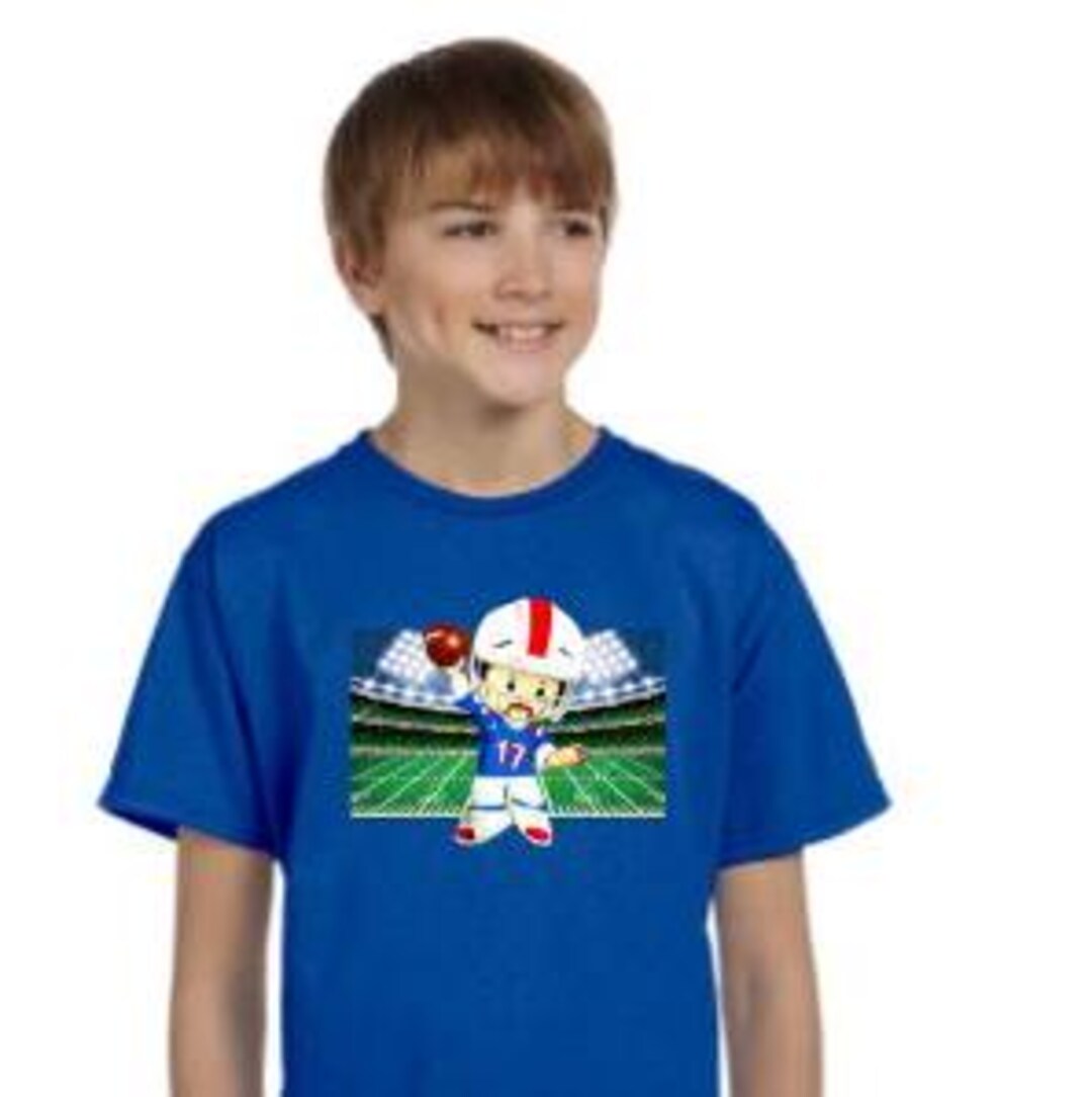 Youth Josh Allen Little People Football Crew Neck Unisex Pre Shrunk ...