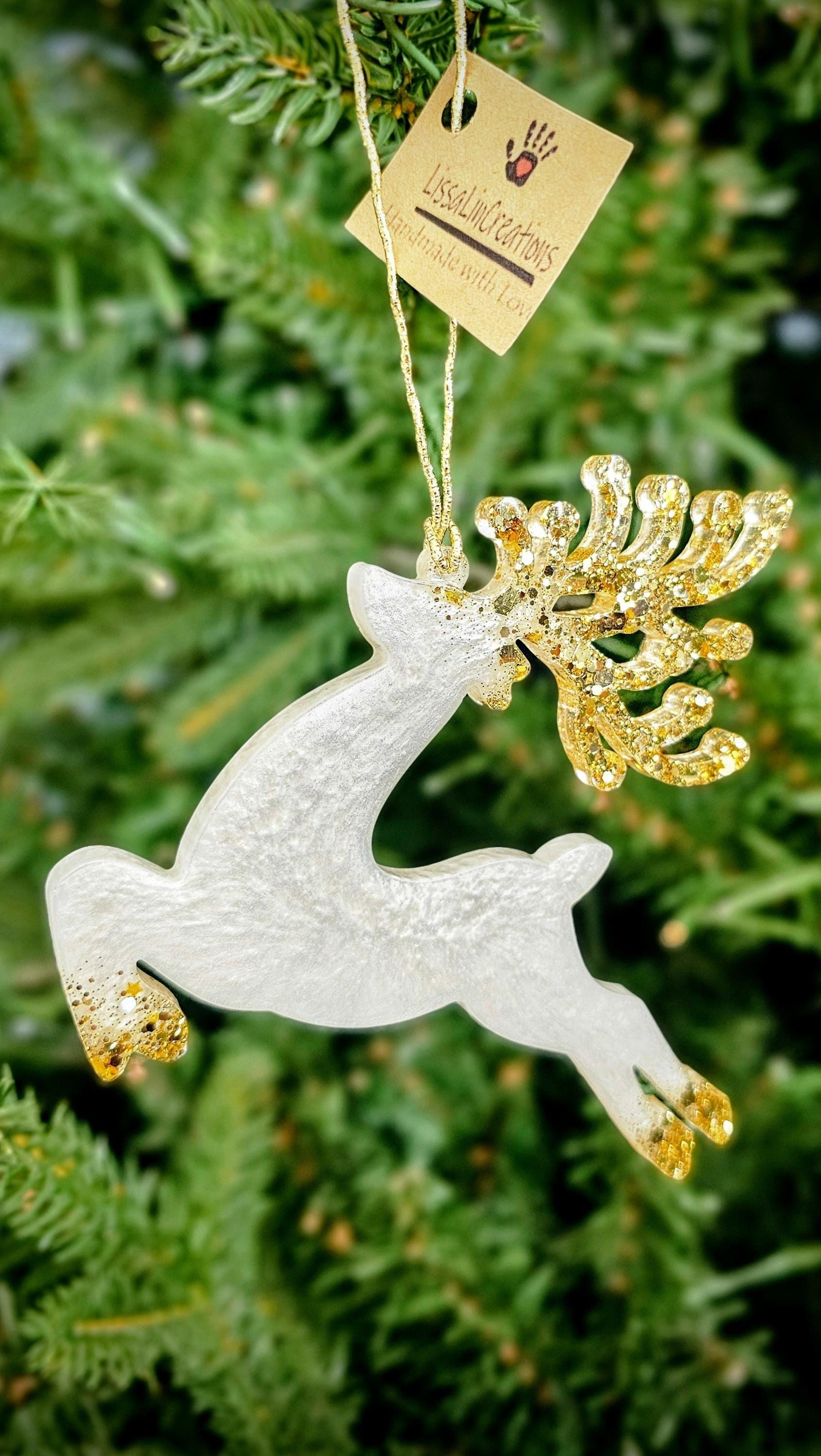 Reindeer Christmas Tree Ornaments - Etsy