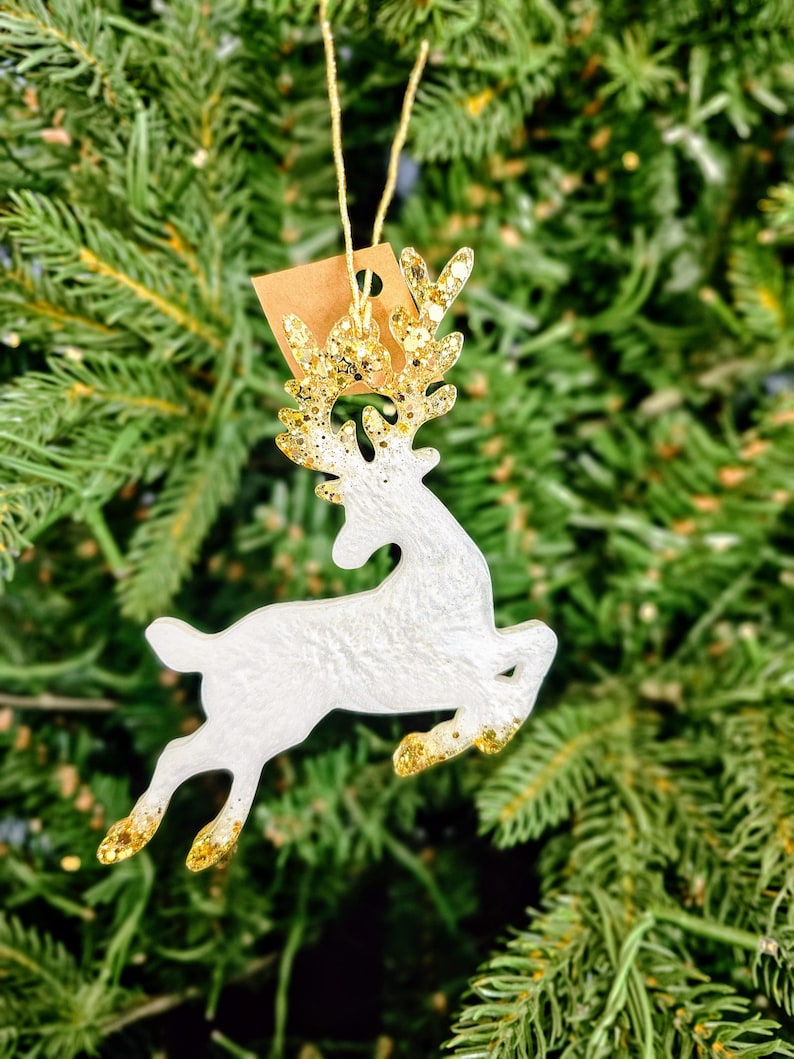 Reindeer Christmas Tree Ornaments - Etsy