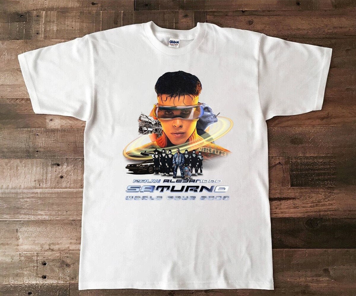 2023 Rauw Alejandro Saturno World Tour T-Shirt, Rauw Alejandro Tour ...