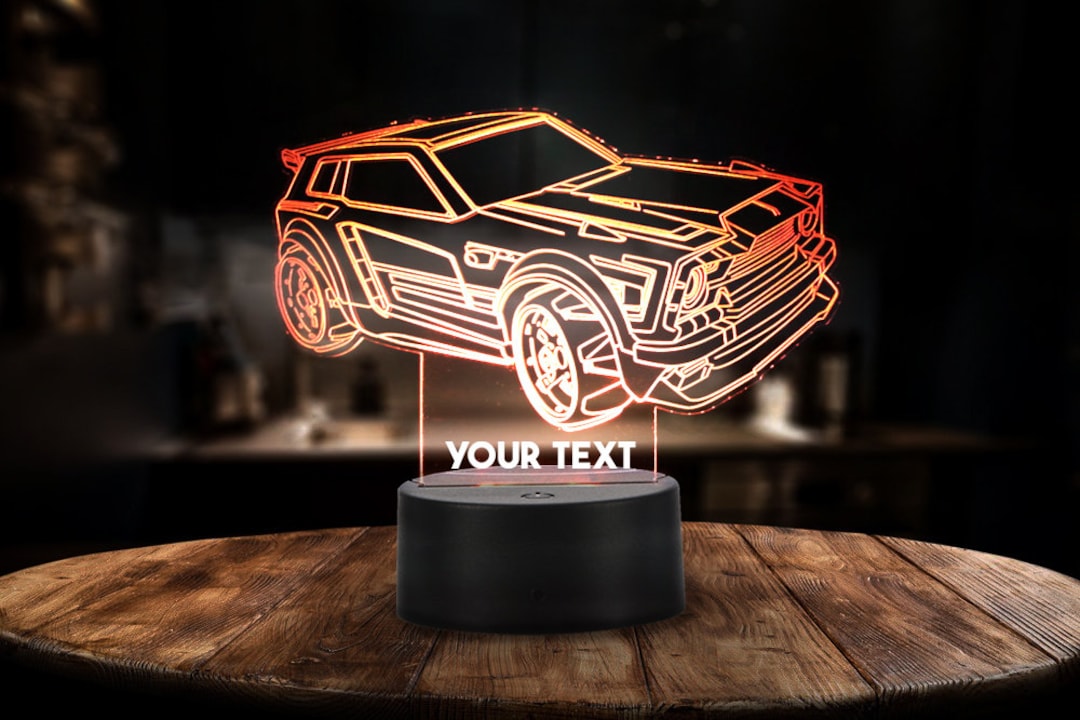 Personalized Multicolour Rocket League Led Lamp 3d LED Multicolor ...
