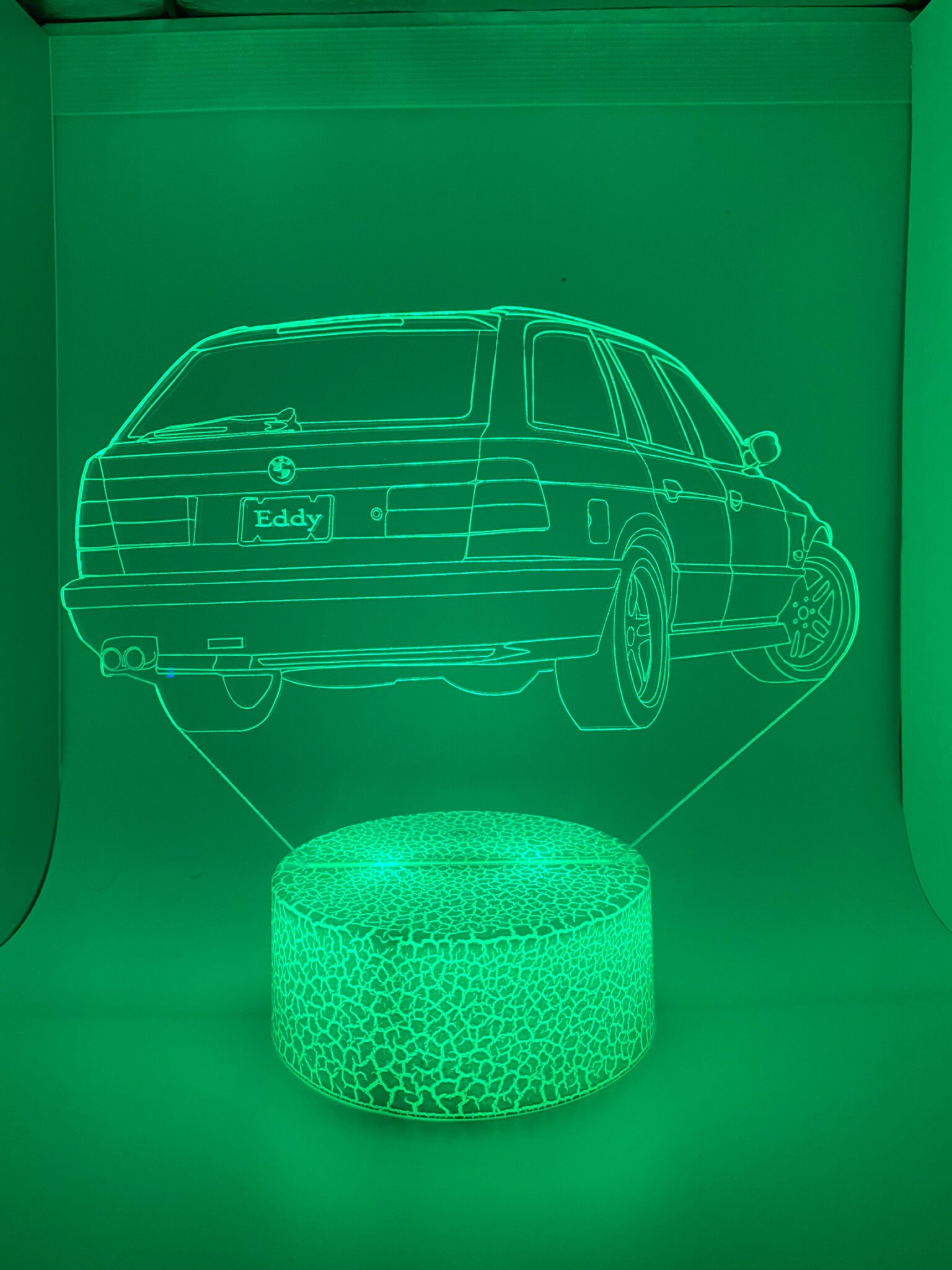 Custom 3D Car Sketch Night Lightdrawing From Photocar Mockup - Etsy