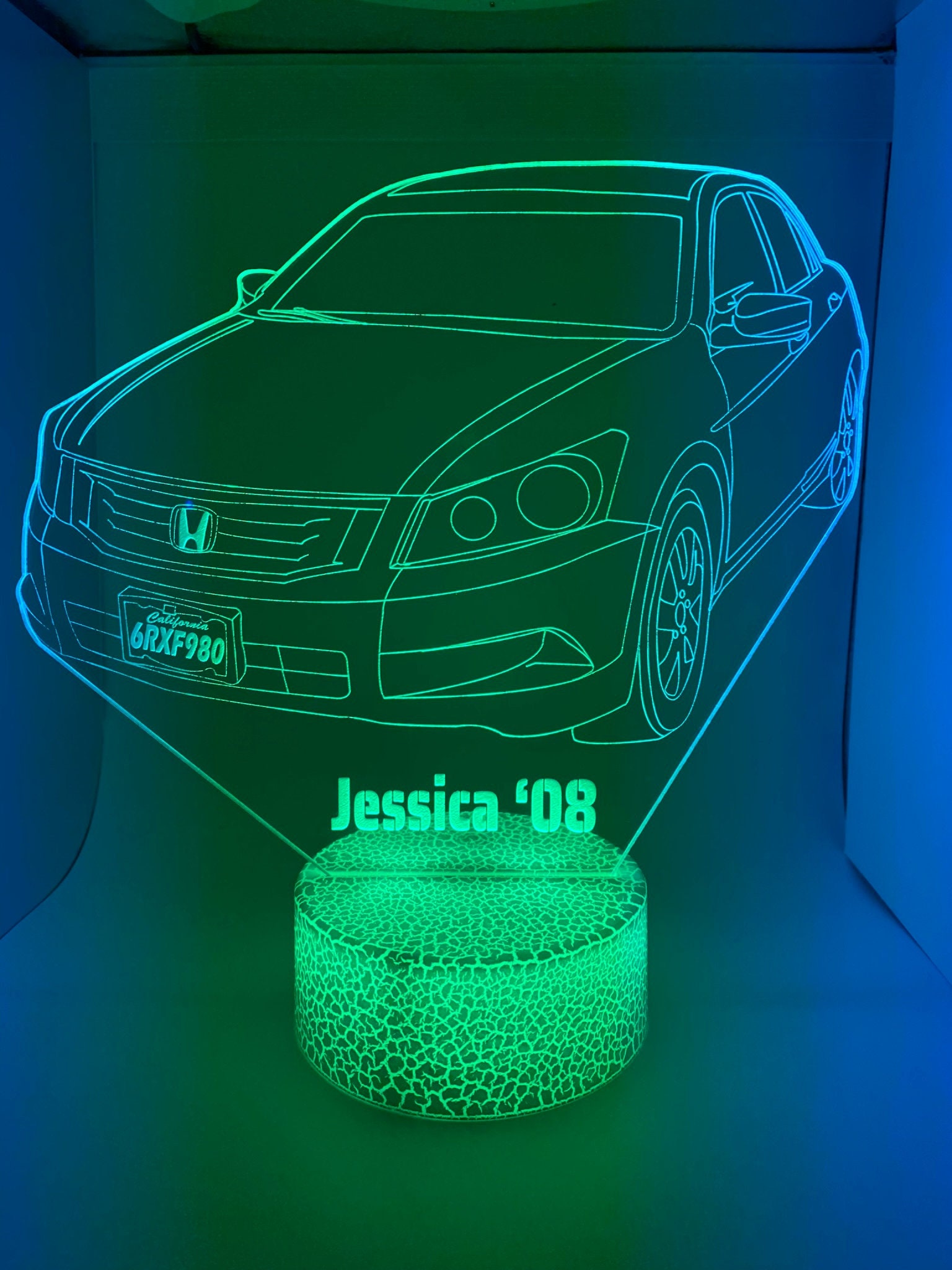 Custom 3D Car Sketch Night Lightdrawing From Photocar Mockup - Etsy