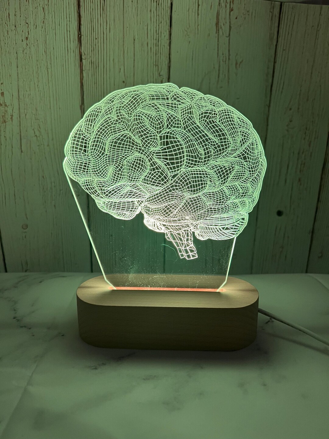 Personalized Psychologist Brain Gift Lamp, Psychologist Lamp ...