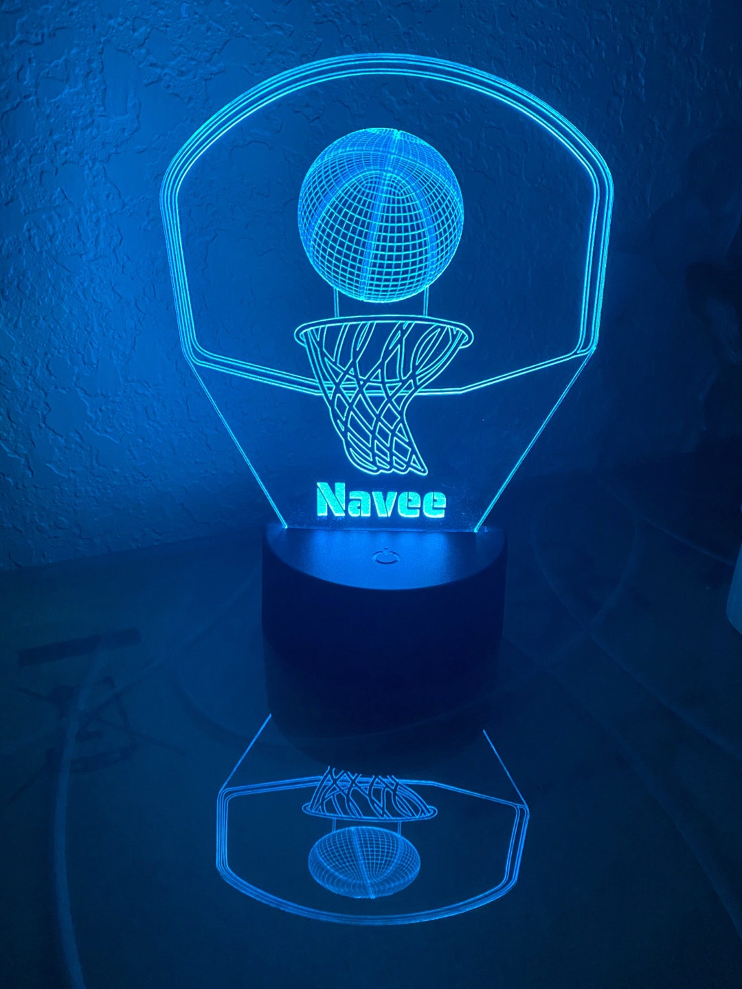Personalized BASKETBALL HOOP Lamp 3D Night Lamp With Name | Gift for ...