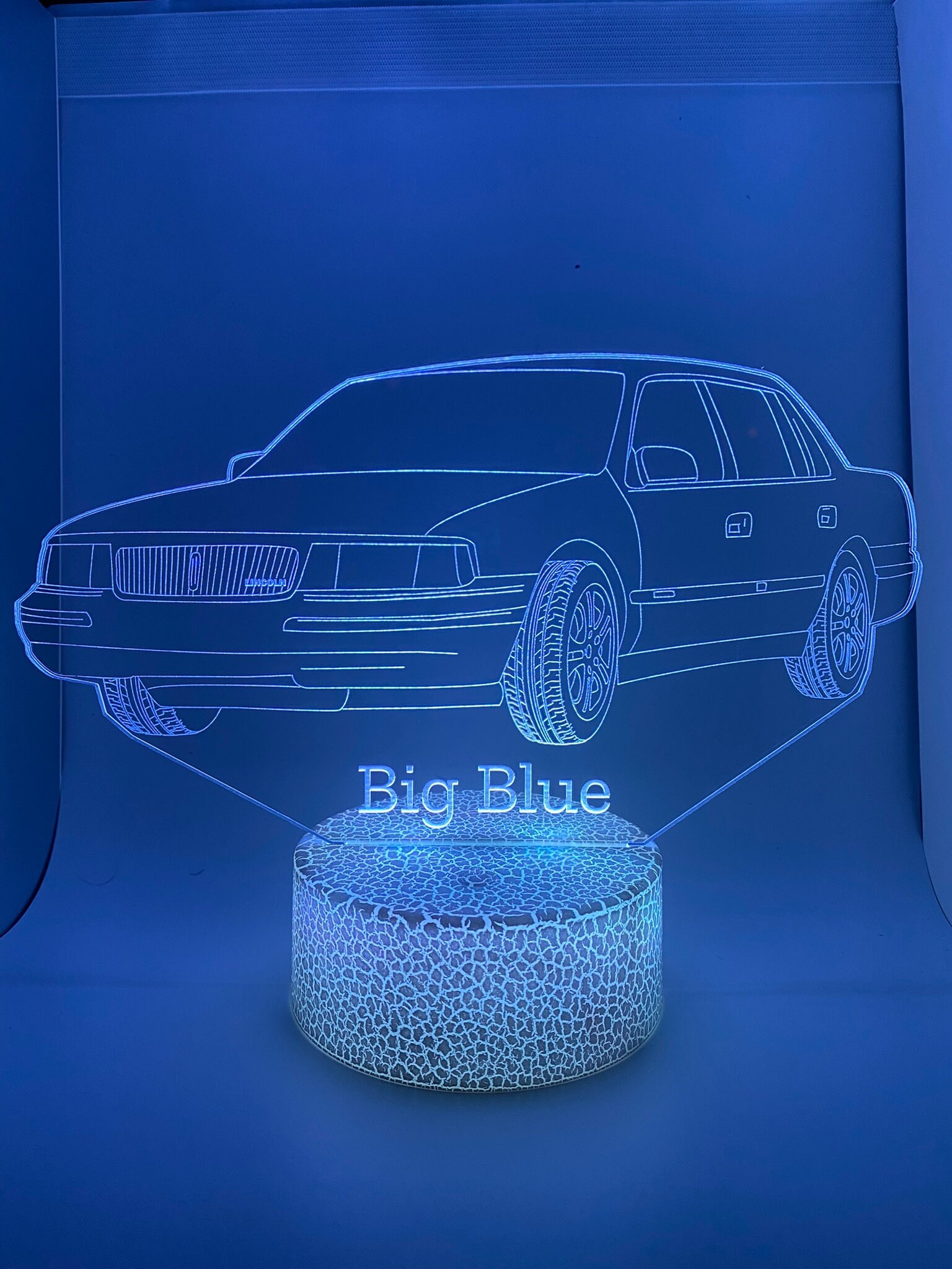 Custom 3D Car Sketch Night Lightdrawing From Photocar Mockup - Etsy