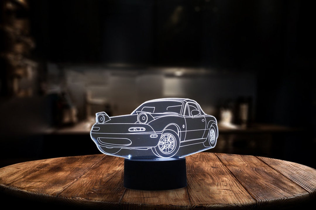 Sport Car Design Led Lights Lamp as a Gift for Him F1 Table Lamp Car ...