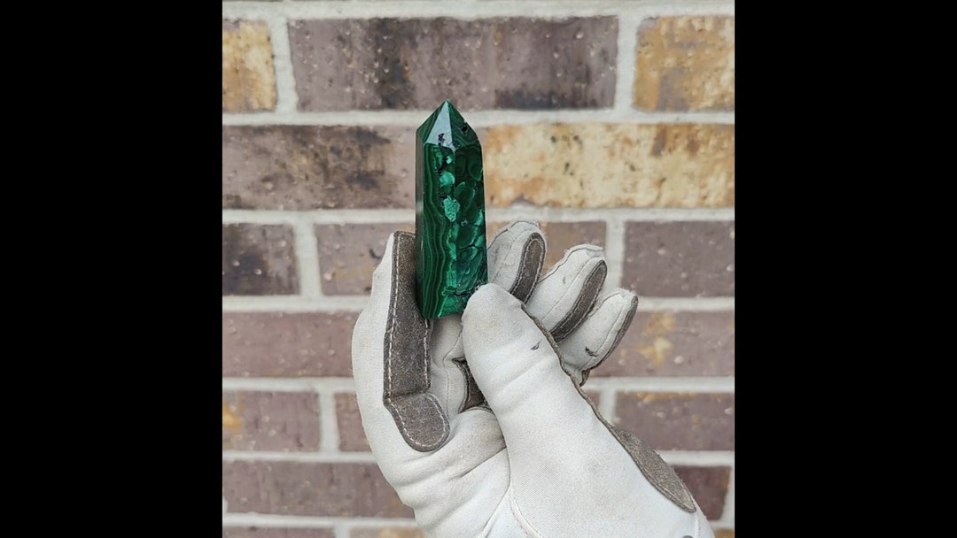 Malachite Hexagonal Obelisk Tower. 2 1/2 X 3/4. - Etsy