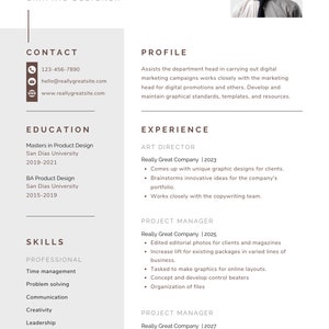 CV Template | Resume Template Word | Resume Template With Photo ...