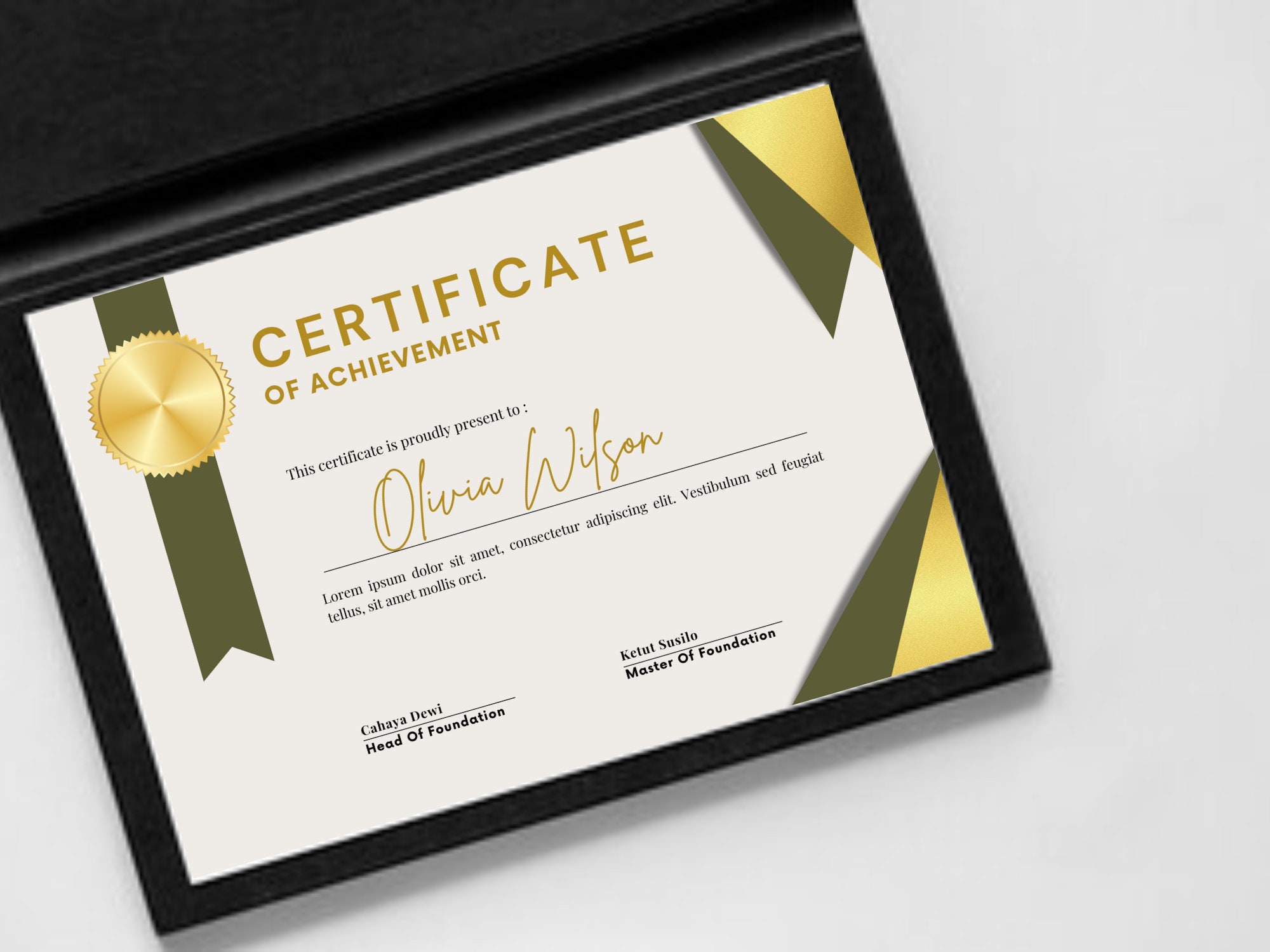 Editable Certificate of Achievement | Printable Certificate Template ...