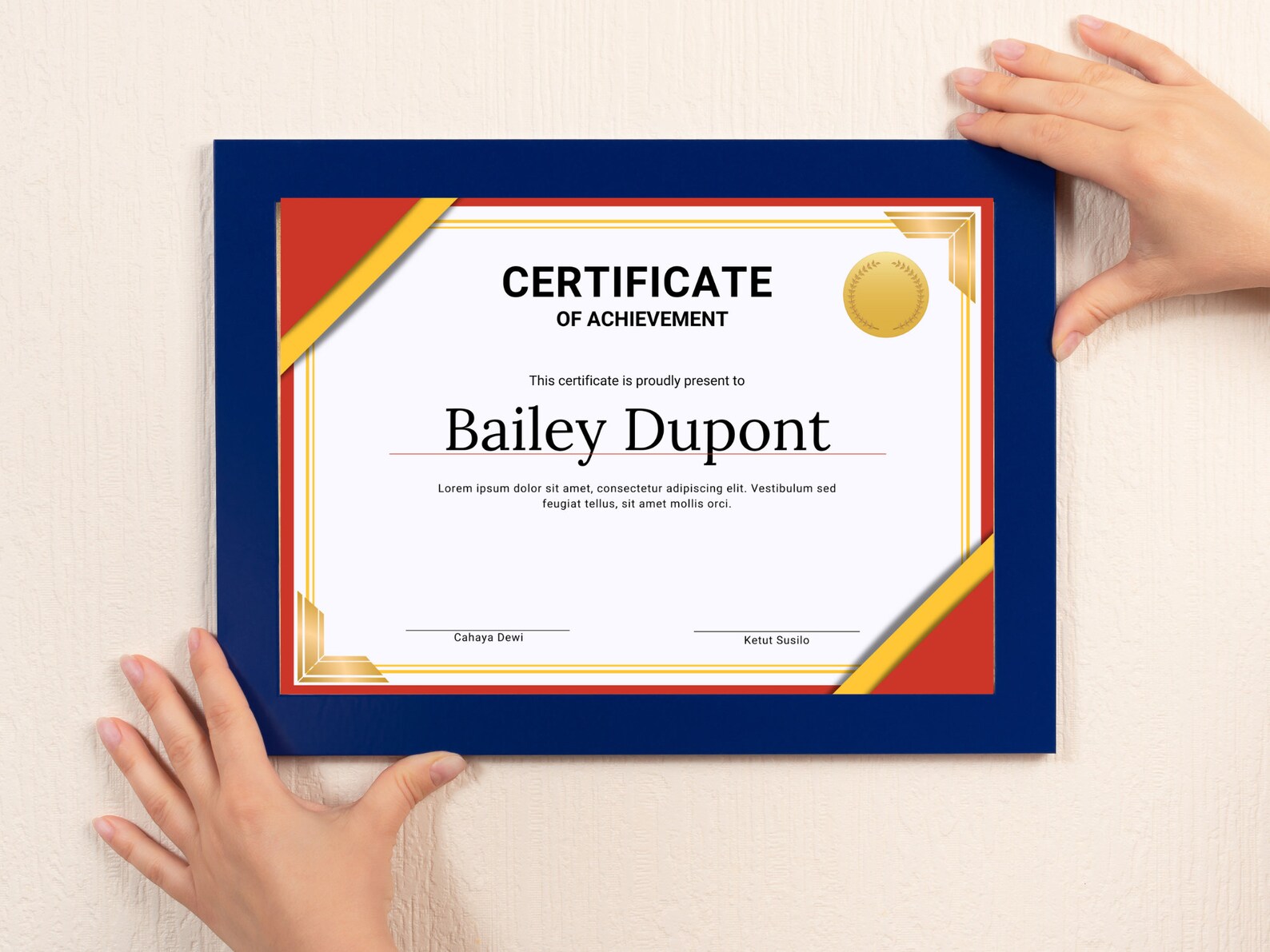 Editable Certificate of Achievement | Printable Certificate Template ...
