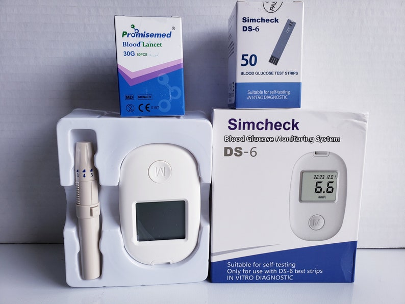 Blood Glucose Monitoring Machine/ Glucose Test Machine/ Diabetes Check ...