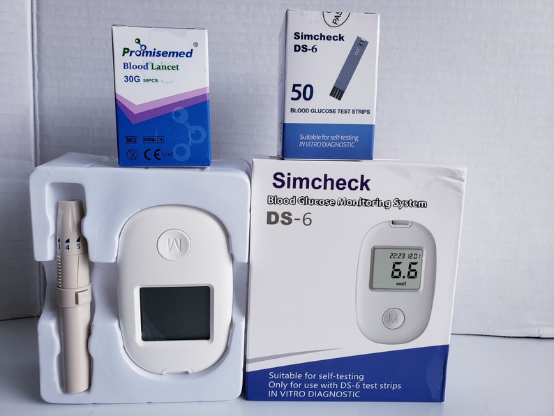 Blood Glucose Monitoring Machine/ Glucose Test Machine/ Diabetes Check ...