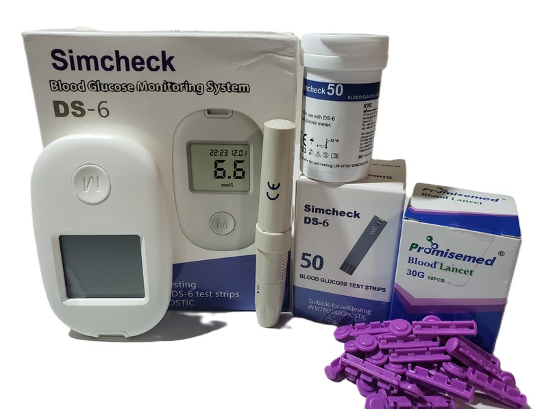 Blood Glucose Monitoring Machine/ Glucose Test Machine/ Diabetes Check ...