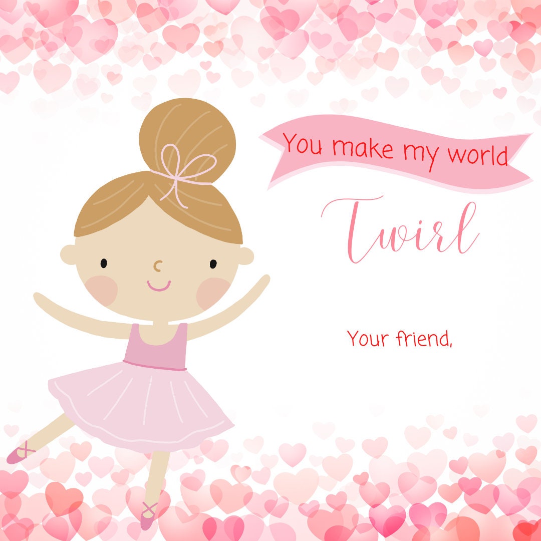 Ballet Valentine's Day Digital Download - Etsy