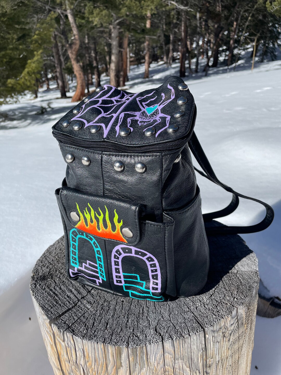 Spiderweb Portal Backpack - Etsy