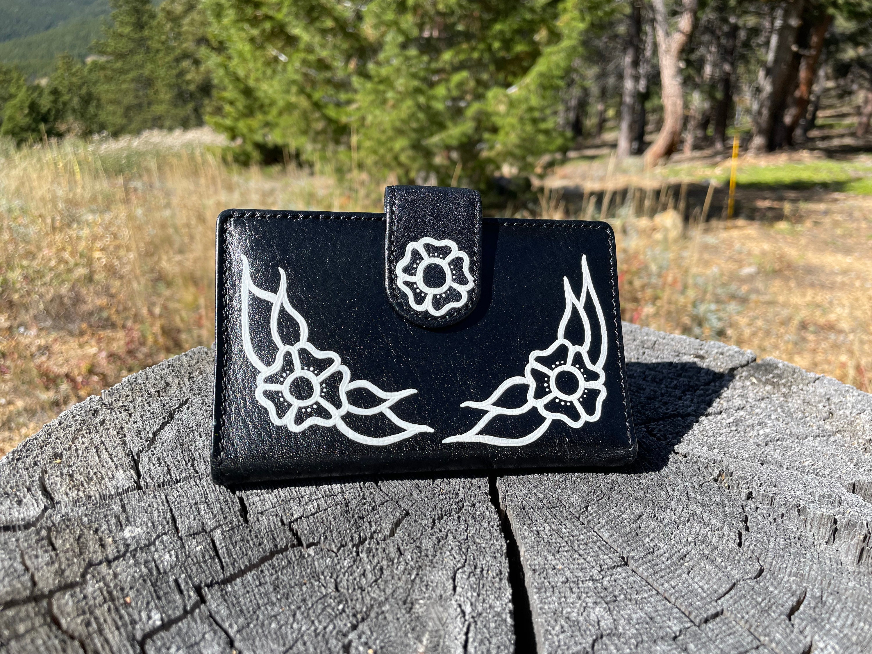 Flaming Coffin Wallet - Etsy