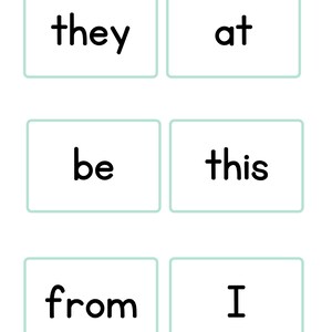 Montessori, 100 Sight Words, 1st Sight Words, Flashcards, 100 Printable ...