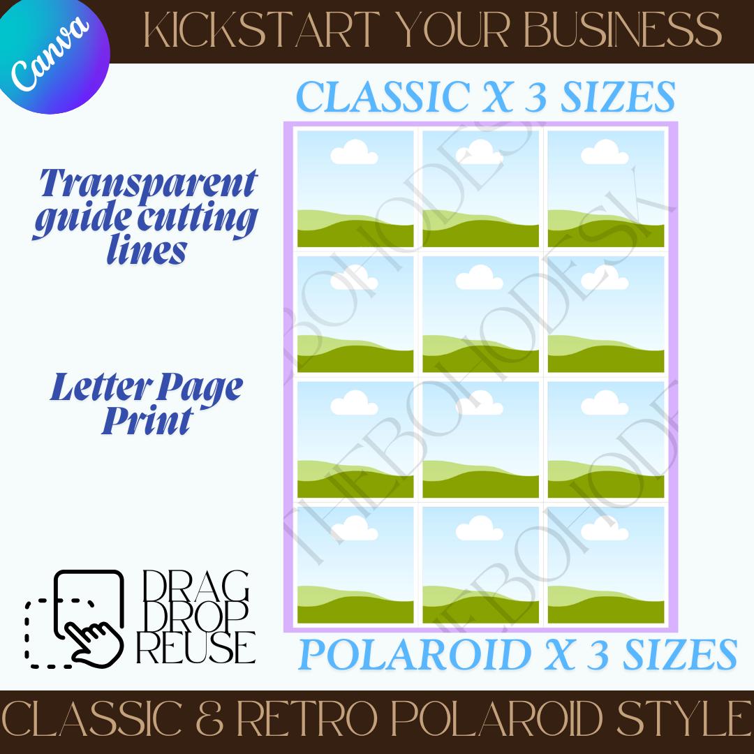 Magnet Template Starter Kit: Retro Style (digital Download) - Etsy