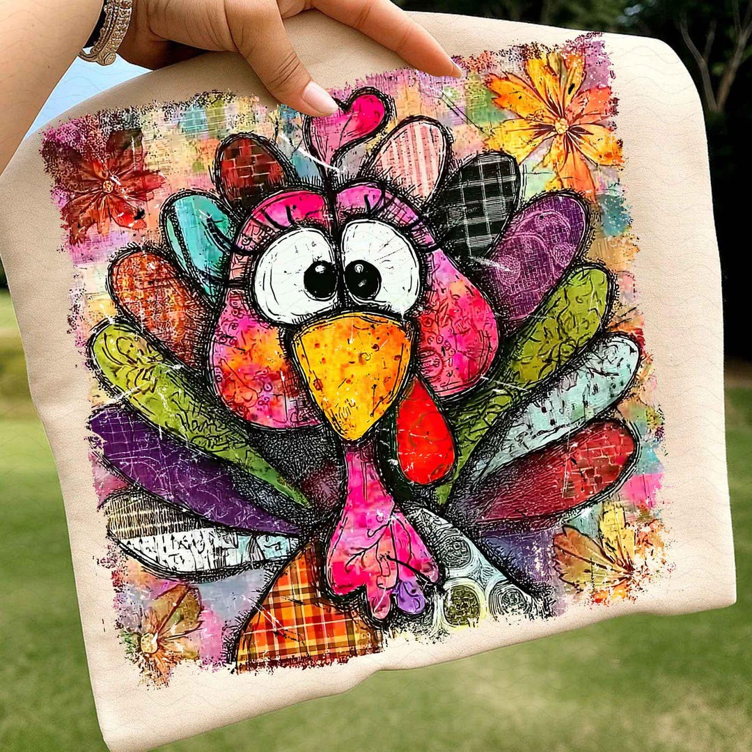 Thanksgiving Gobble Coquette PNG, Preppy Turkey PNG, Thanksgiving ...