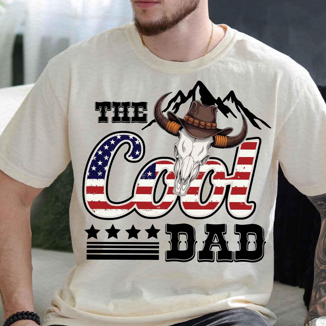 The Cool Dad Png, Western Dad Png, Western the Cool Dad, Happy Father's ...