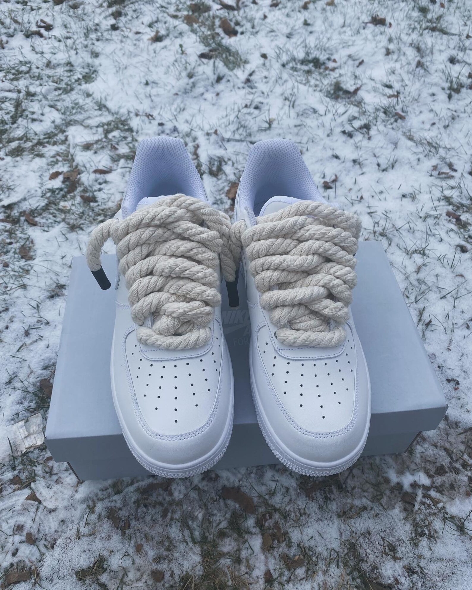 Rope Lace Custom Air Force 1 - Etsy