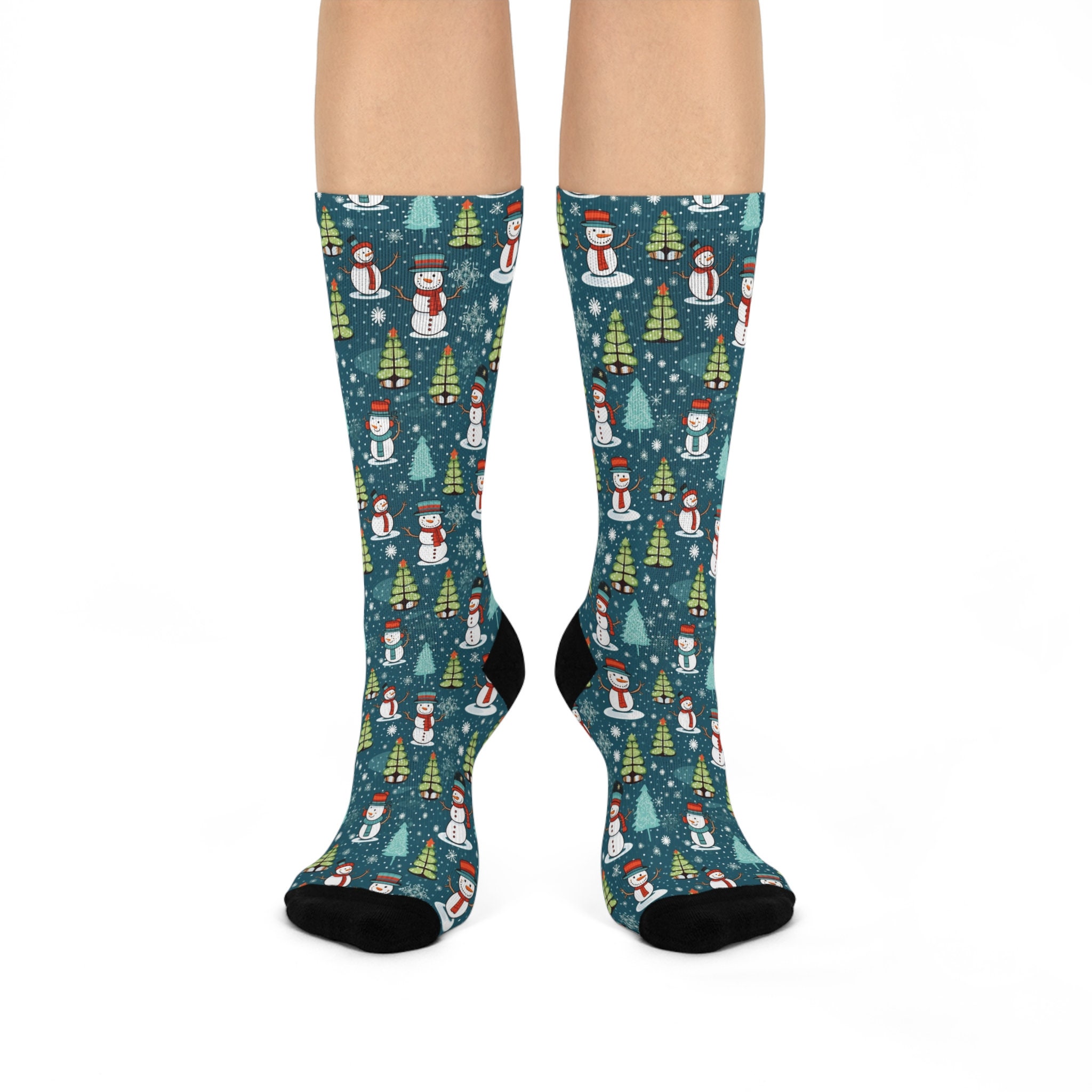 Christmas Snowmen Socks, Snowmen Socks, Christmas Socks sold by ...