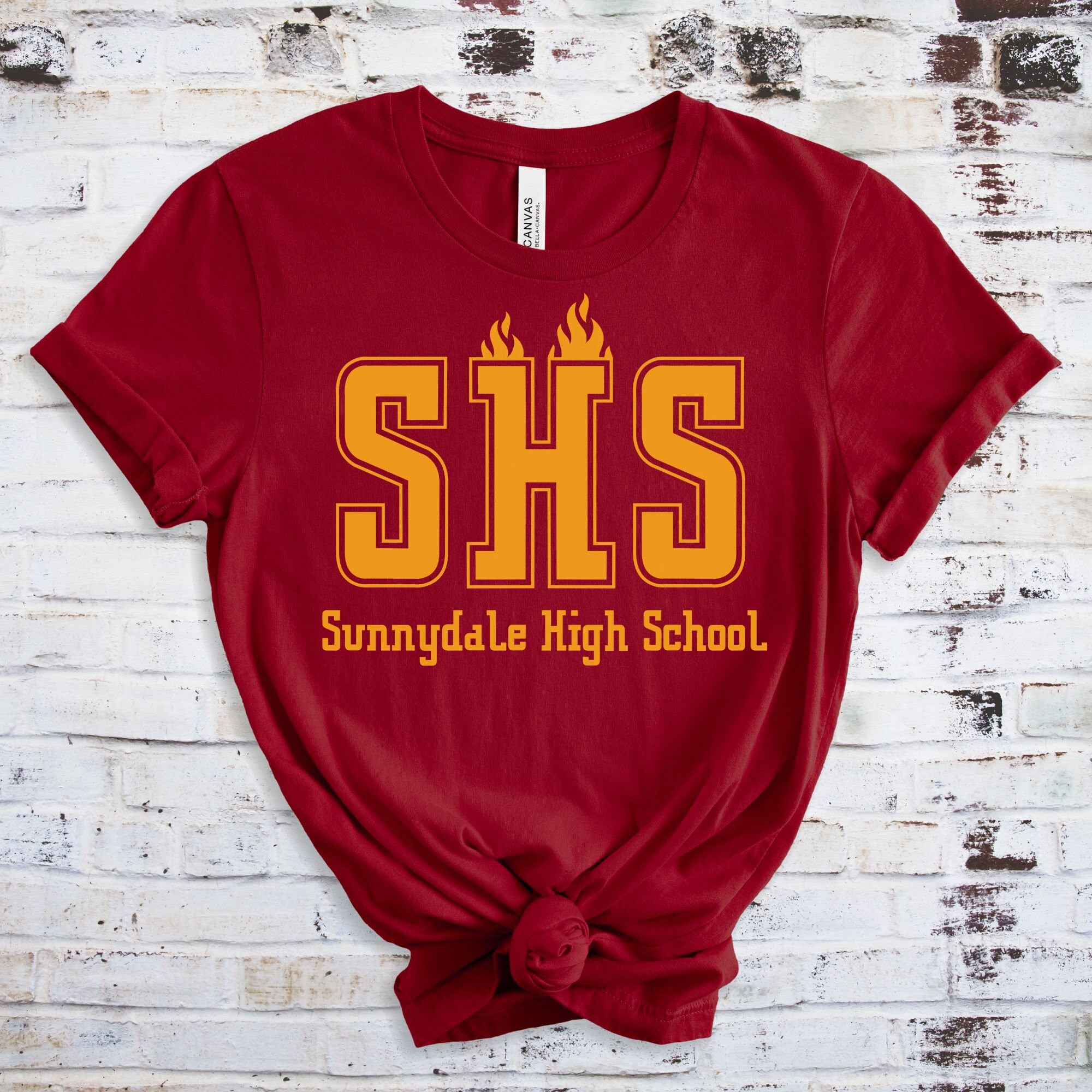 Sunnydale Highschool T-shirt, Sunnydale High, Buffy T Shirt, Varsity ...