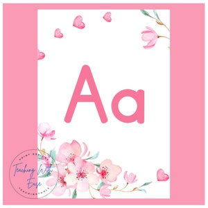 Alphabet Flashcards, Preschool Learning Tools, Letters Flashcards ...