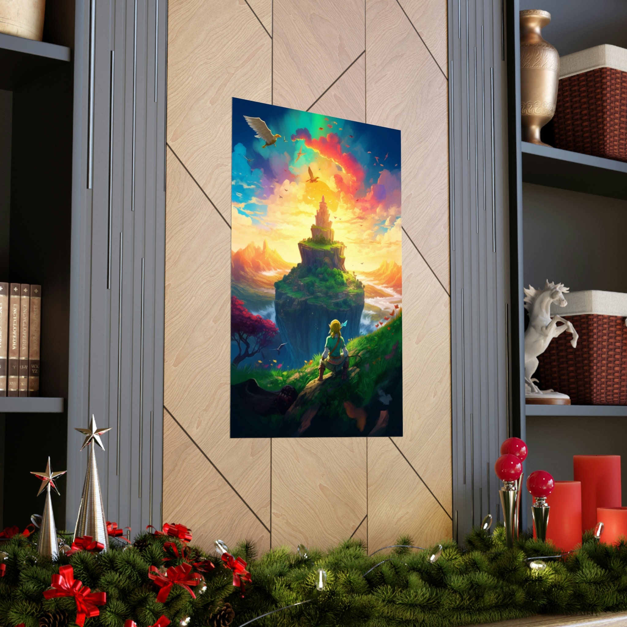 Link Land Of Hyrule Legend Of Zelda: Tears Of The Kingdom Vertical ...