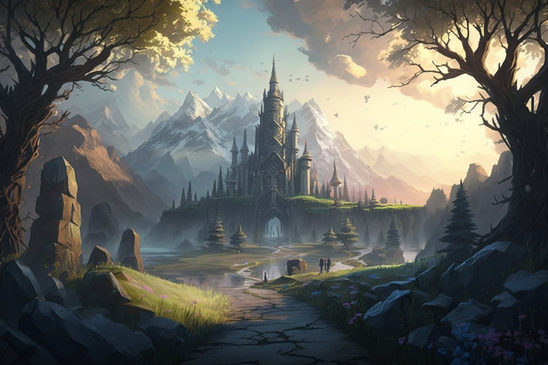 Land of Hyrule Legend of Zelda: Tears of the Kingdom Digital Image .PNG ...