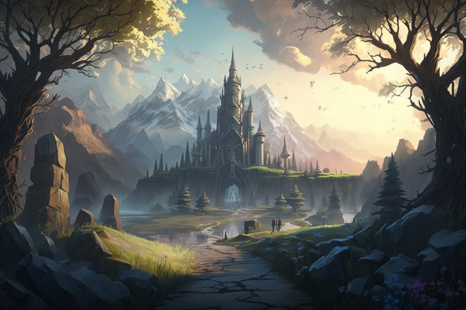 Land of Hyrule Legend of Zelda: Tears of the Kingdom Digital Image .PNG ...