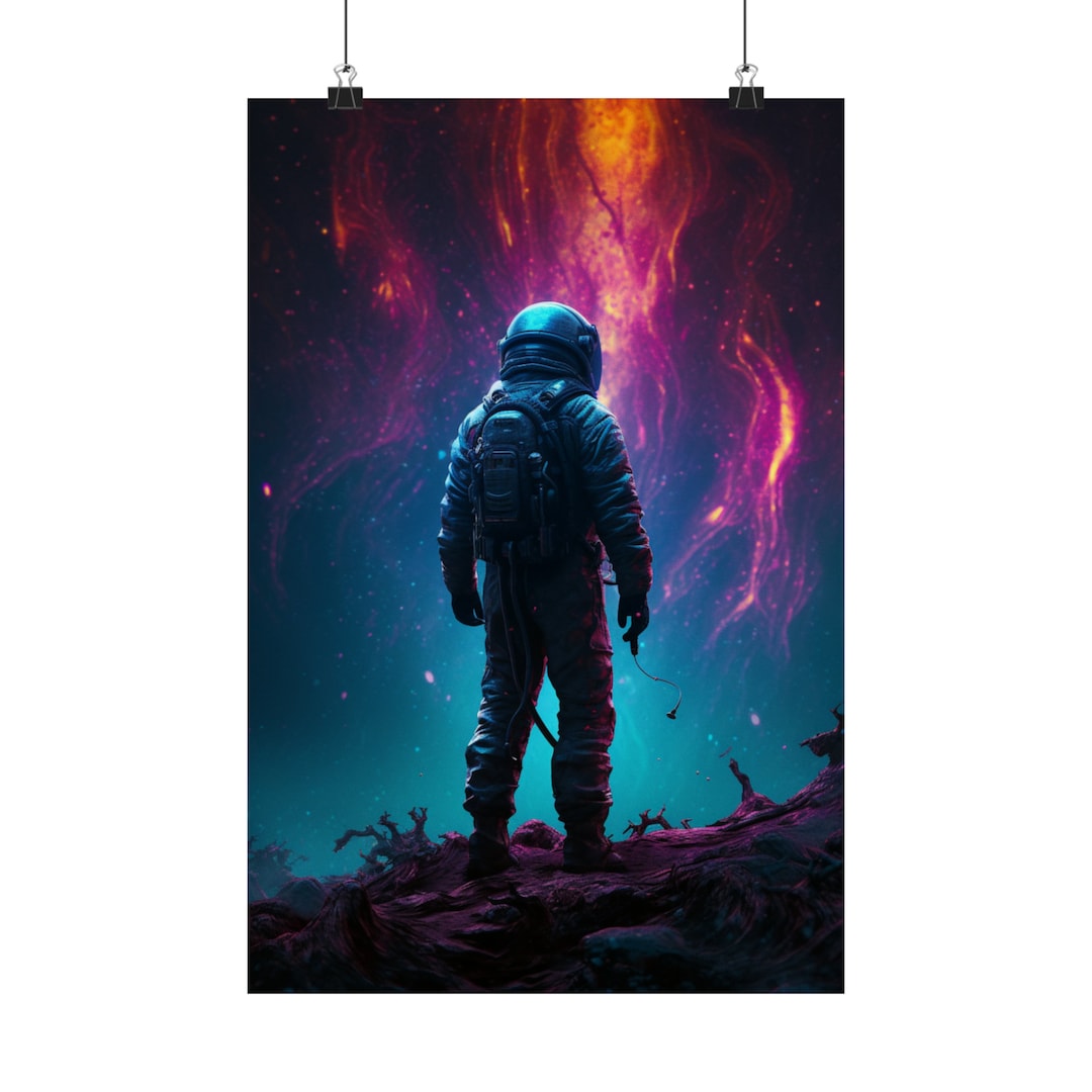 Starfield Fan Art Galaxy Space Exploration Astronaut Vertical - Etsy