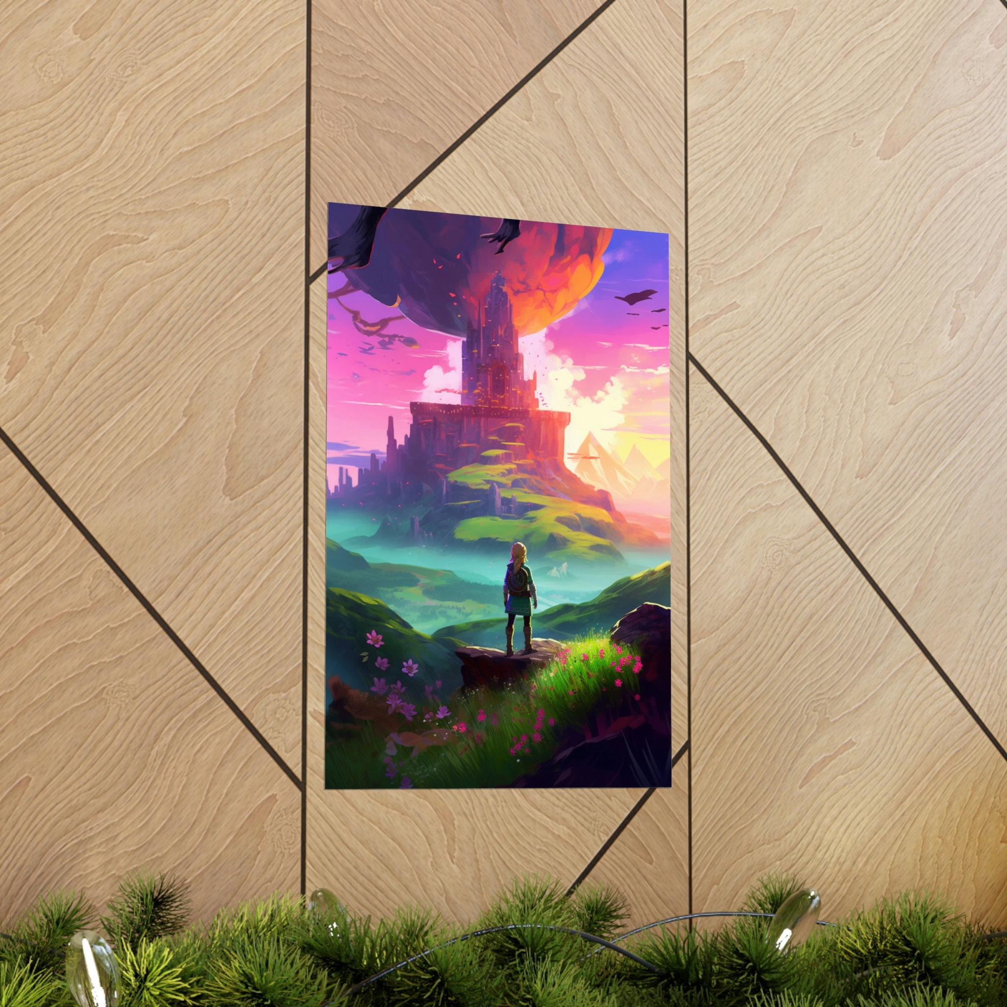 Link Land Of Hyrule Legend Of Zelda: Tears Of The Kingdom Vertical ...