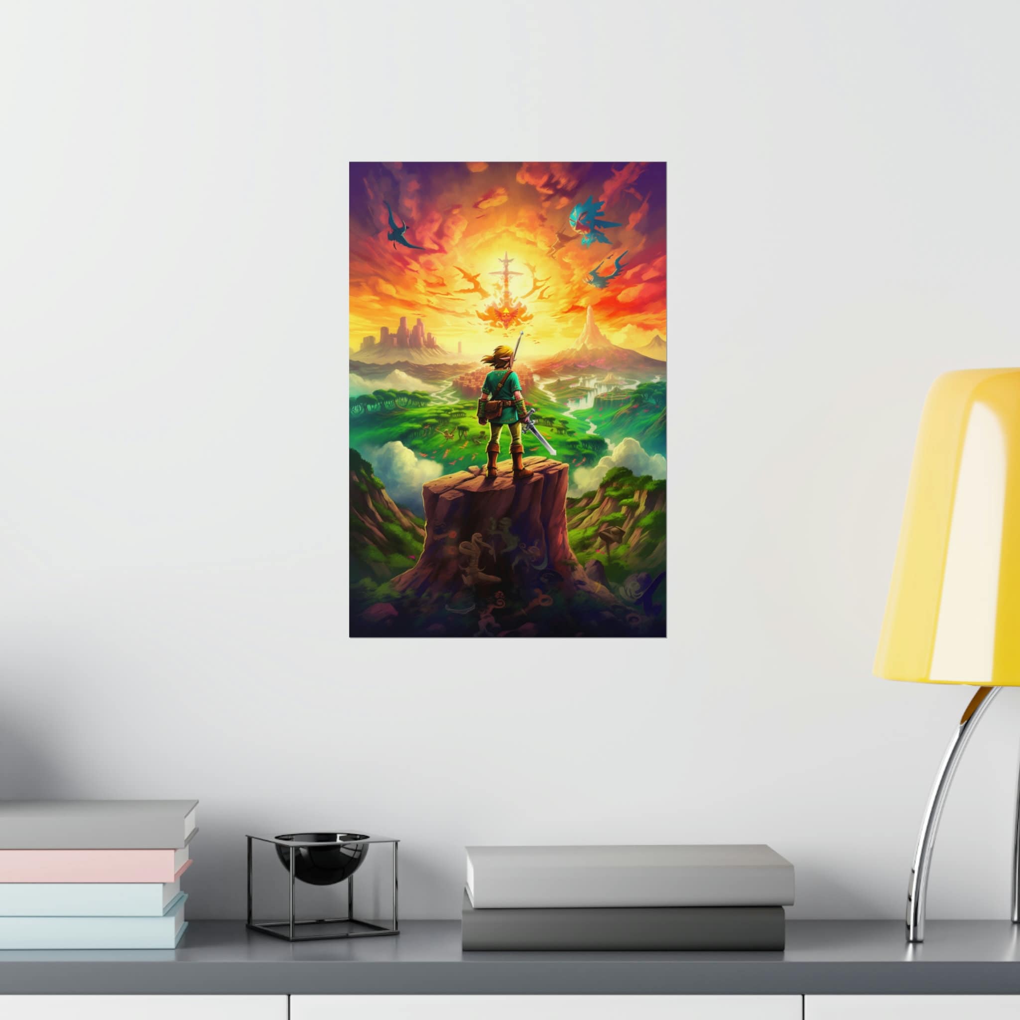 Link Land Of Hyrule Legend Of Zelda: Tears Of The Kingdom Vertical ...