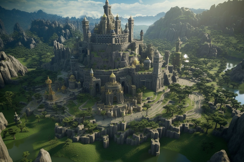 Land of Hyrule Legend of Zelda: Tears of the Kingdom Digital Image .PNG ...