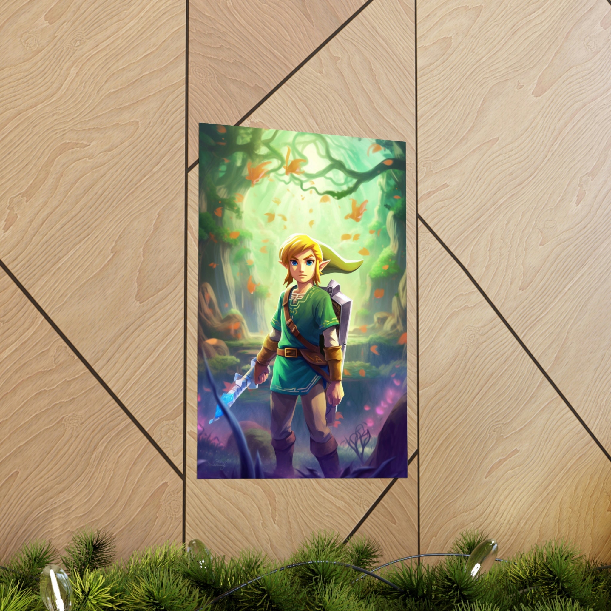 Link Legend Of Zelda: Tears Of The Kingdom Vertical Matte Poster