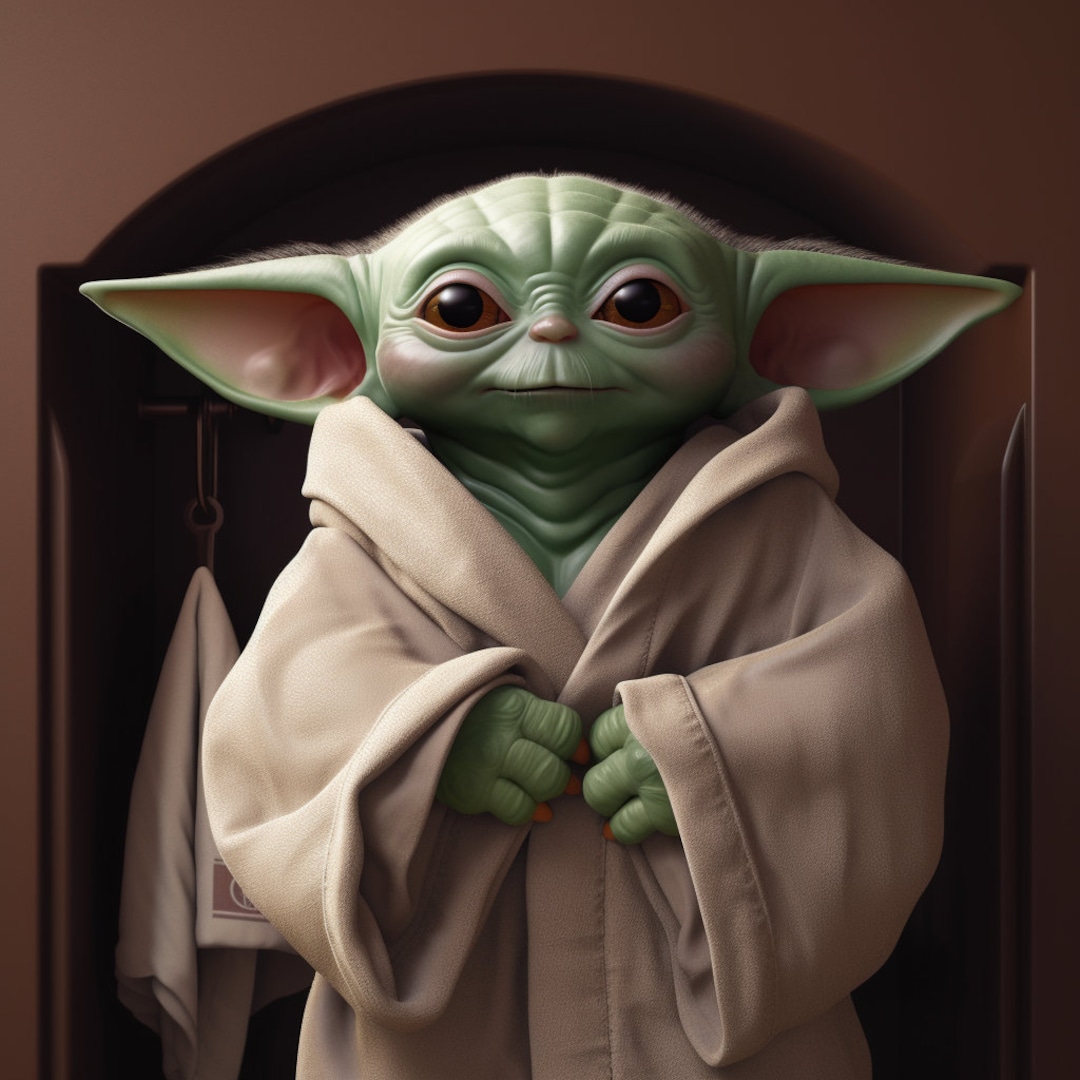 Baby Yoda Smiles Star Wars Mandalorian Digital Image .PNG File - Etsy