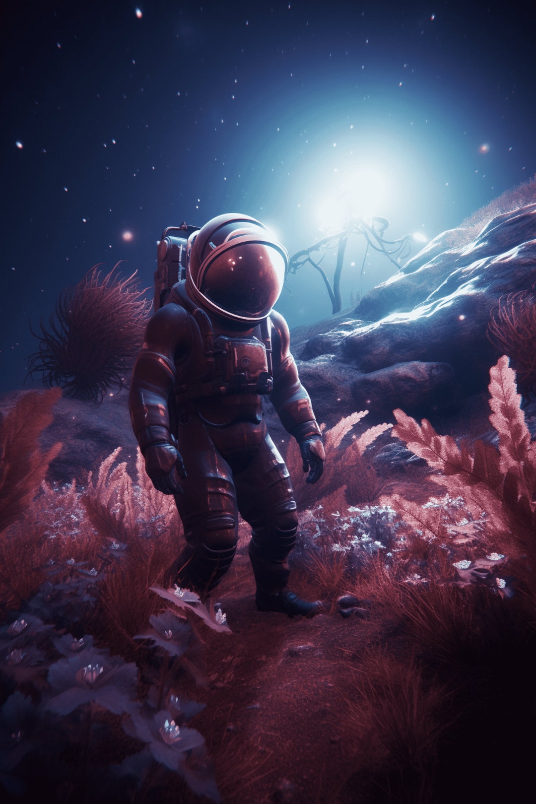 Starfield Fan Art Digital Image Astronaut Planet Exploration 10 - Etsy