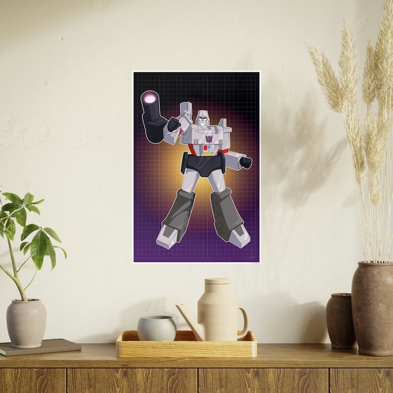 Megatron Poster - Original Fan Art by Jeff Washburn - Etsy