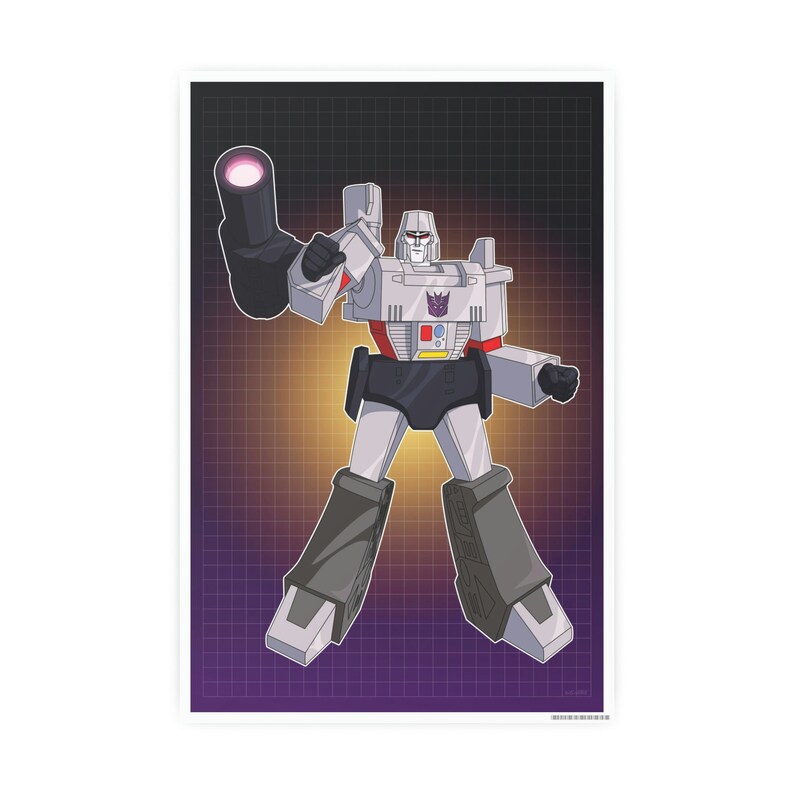 Megatron Poster - Original Fan Art by Jeff Washburn - Etsy
