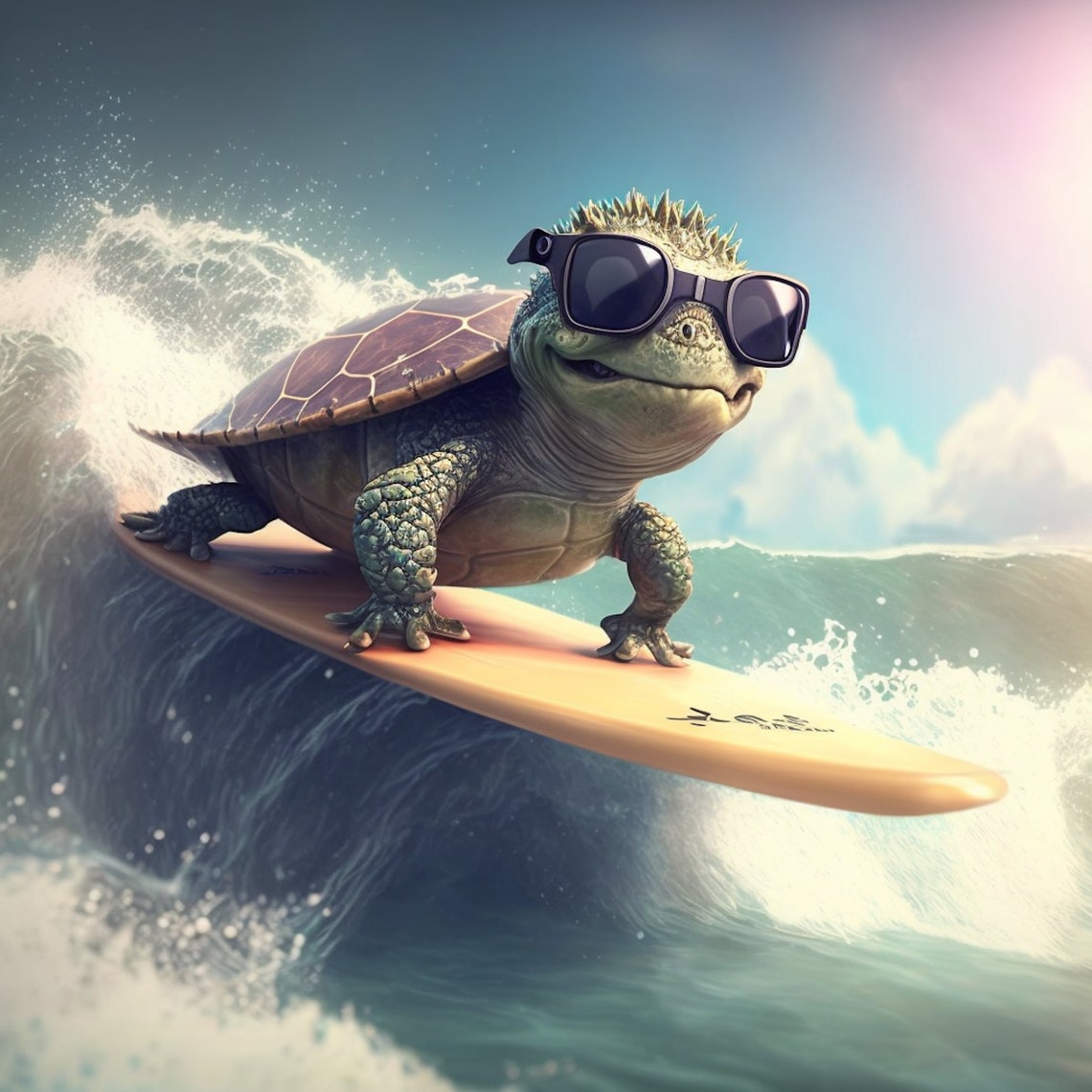 Surf N Turtle - Etsy