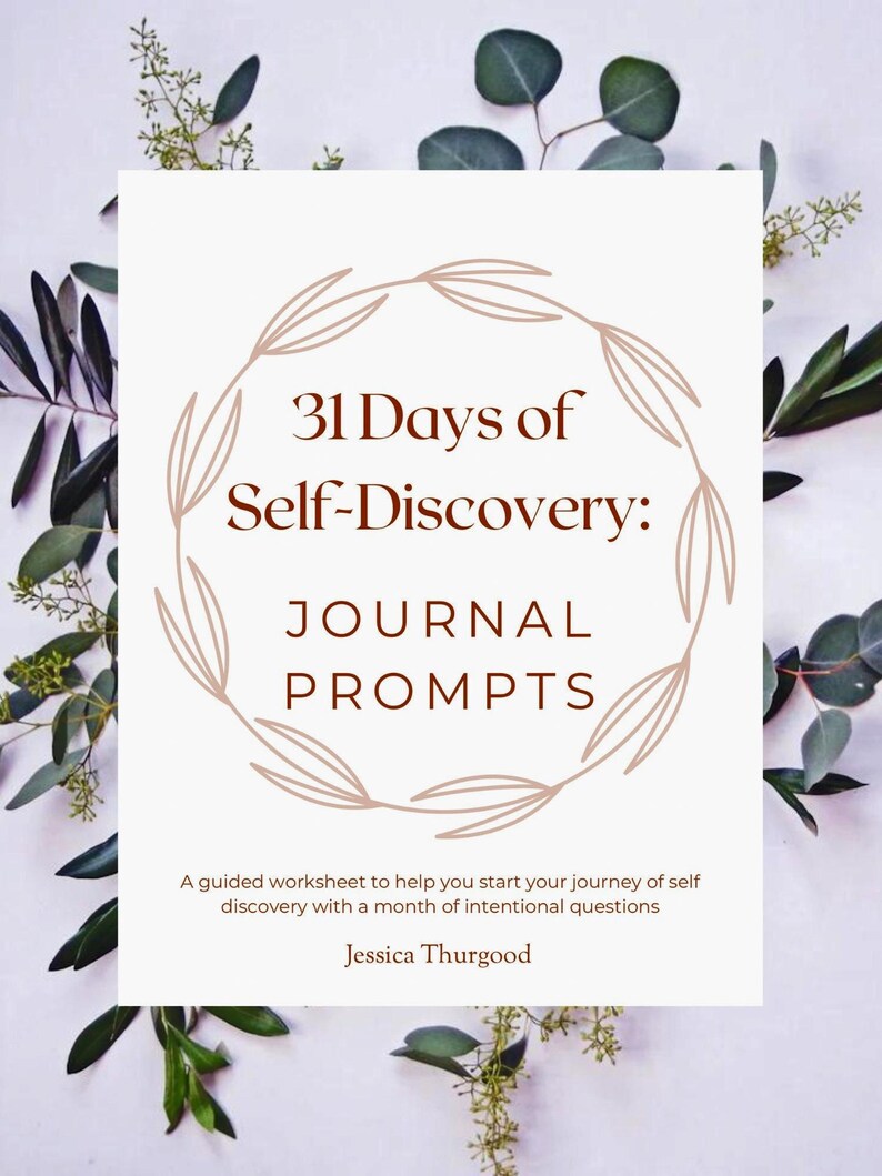 Digital Journal| 31 Days of Self Discovery: Journal Prompts|guided ...