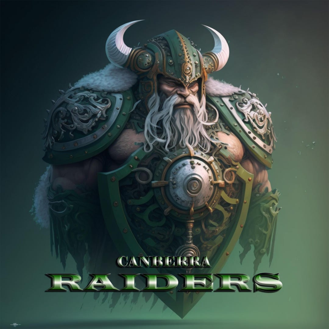 Canberra Raiders Digital Print Wall Art Poster - Etsy